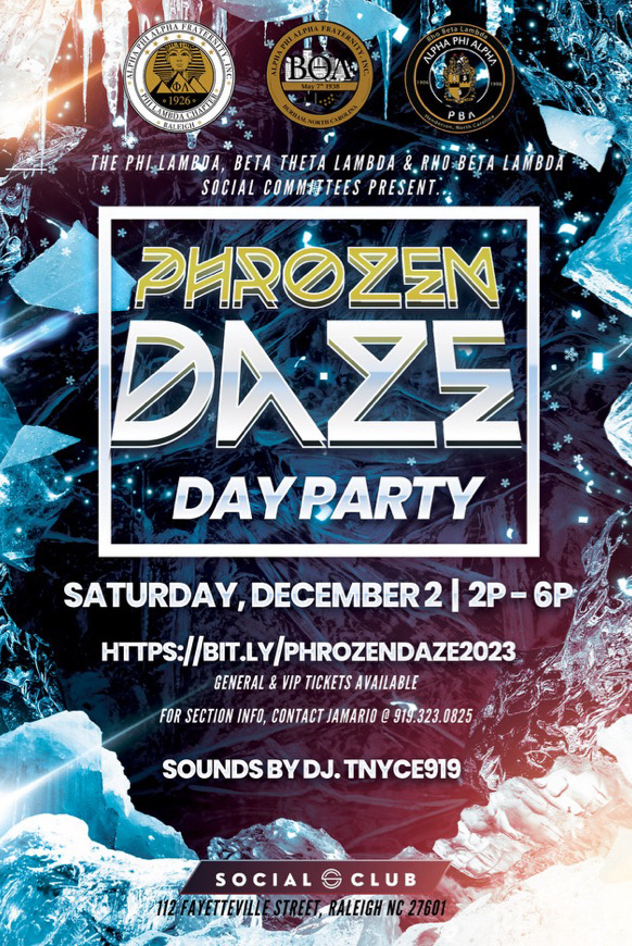 Phrozen Daze Founders Day Party - Alpha Phi Alpha Fraternity, Inc.